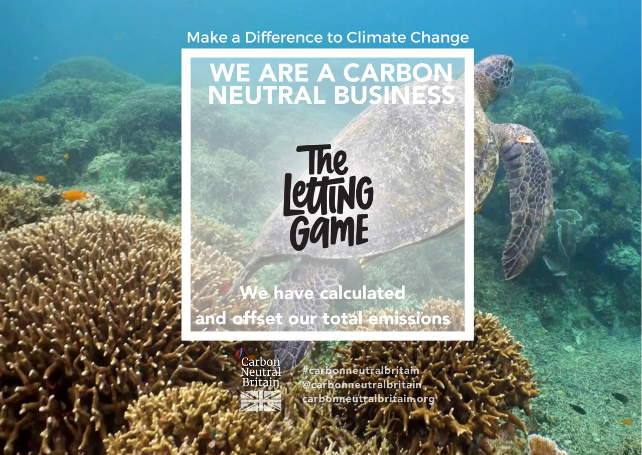 Carbon Neutral third year running | The Letting Game